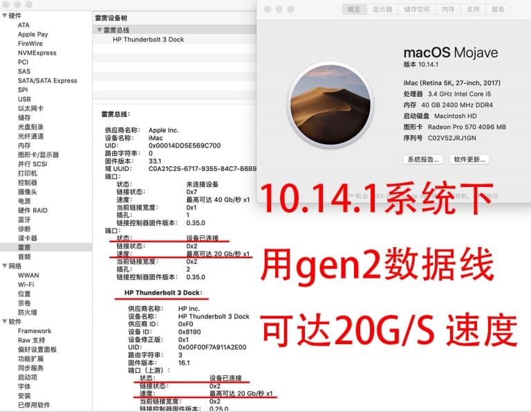 惠普elite 雷电3 thunderbolt 3 dock/hp zbook hstnn-cx01 imac macbook pro xps thinkpad x1雷电3扩展坞-原装3C网 ...
